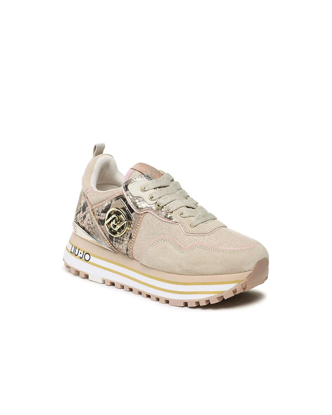 Zapatilla Liu Jo Maxi Wonder 24 Light Gold – Lusso Store CL
